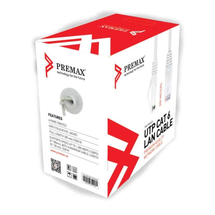 Premax Cat 6 UTP Cable, RJ45 | Innox Technologies LLC | Reliable ...
